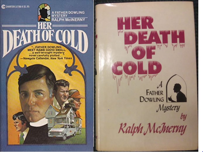 Friday’s Forgotten Book: Her Death of Cold by Ralph McInerny ...